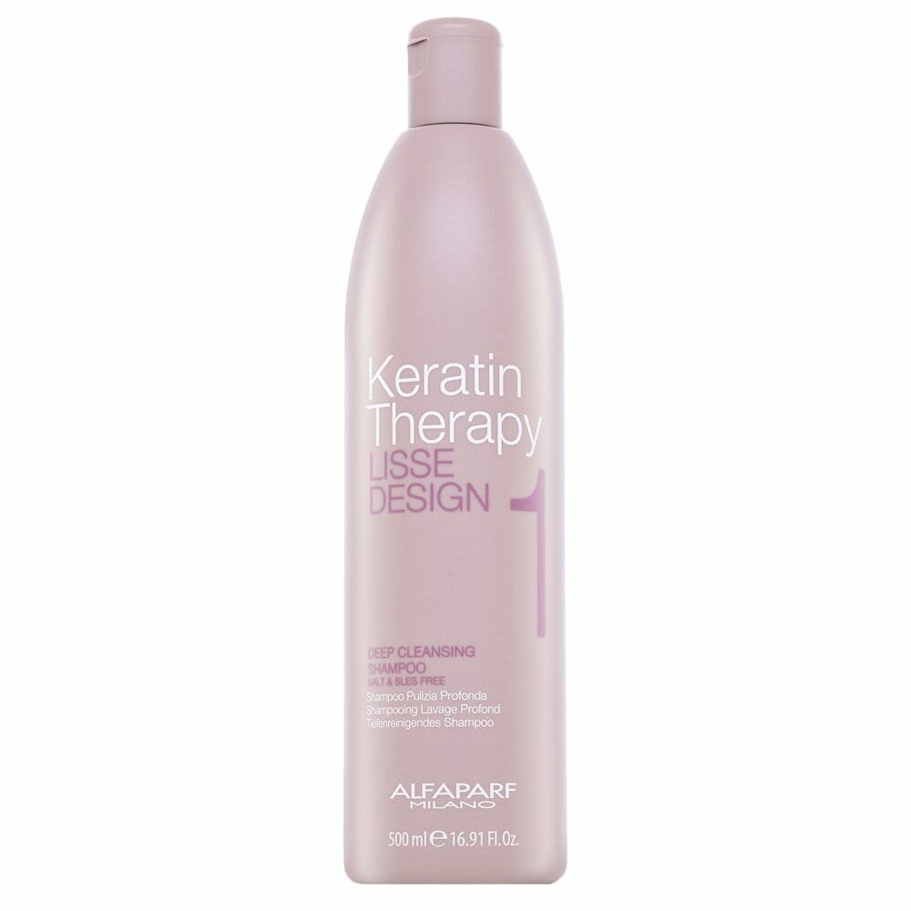 Шампунь для волос ALFAPARF Lisse Design Keratin Therapy Deep Cleansing Shampoo 500 мл