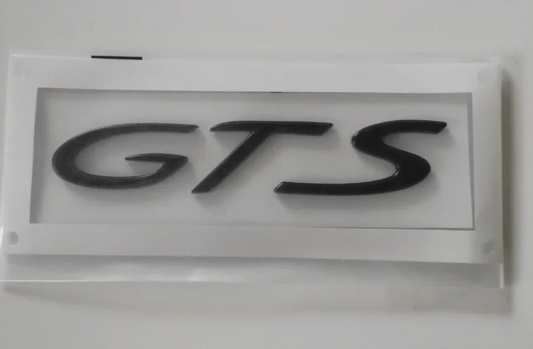 3D ABS наклейка на задний багажник, Стайлинг автомобиля, кузов, боковое крыло, Glossy Silver, GTS