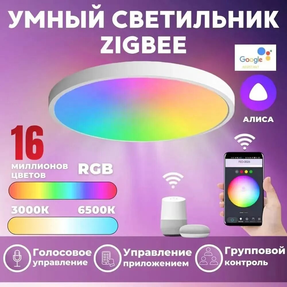 Потолочный светильник, Без цоколя, 32 Вт