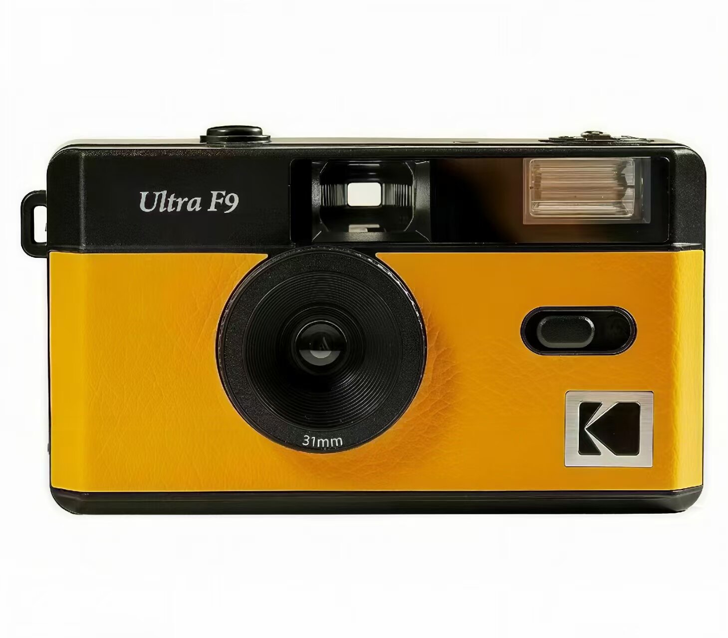 Фотоаппарат Kodak "Ultra F9", плёночный, компактный, ретро-стиль, жёлтый