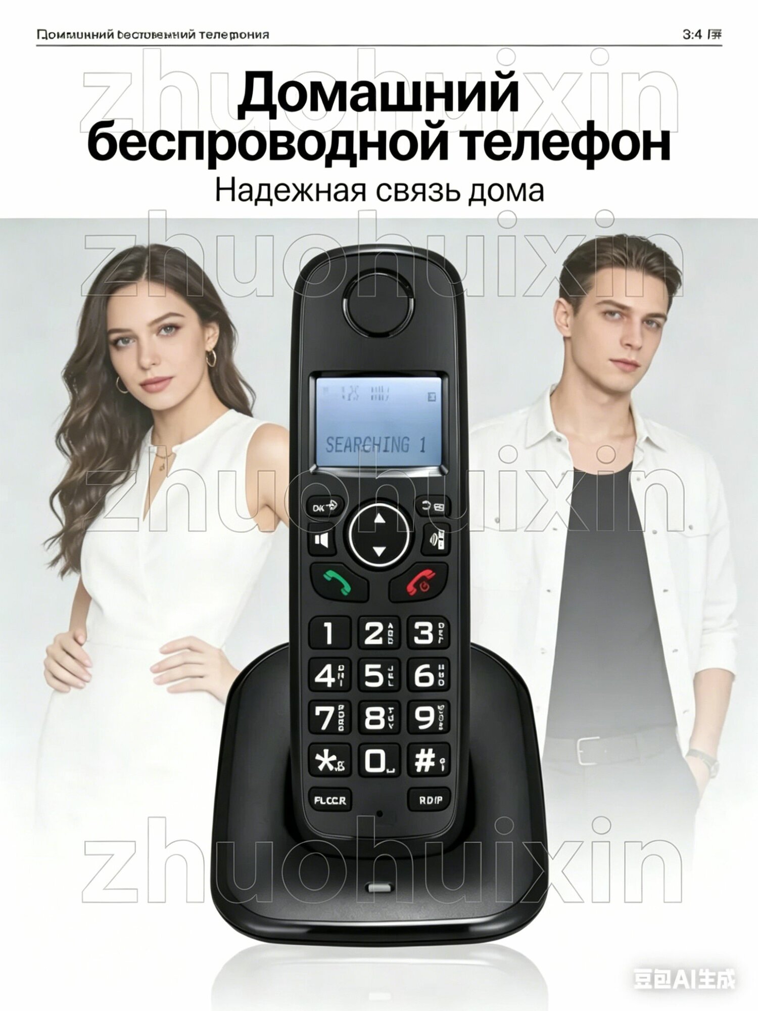 Радиотелефон Стационарный Семейный Портативный Телефон1 домашний телефон стационарный радиотелефон портативный телефон