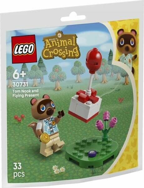 Lego 30731 Animal Crossing Том Нук и летающий подарок