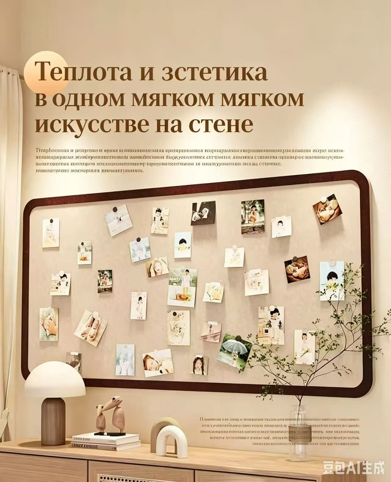 Войлочные настенные наклейки для фотостены, фоновая доска для отображения на стене, 60*80 см