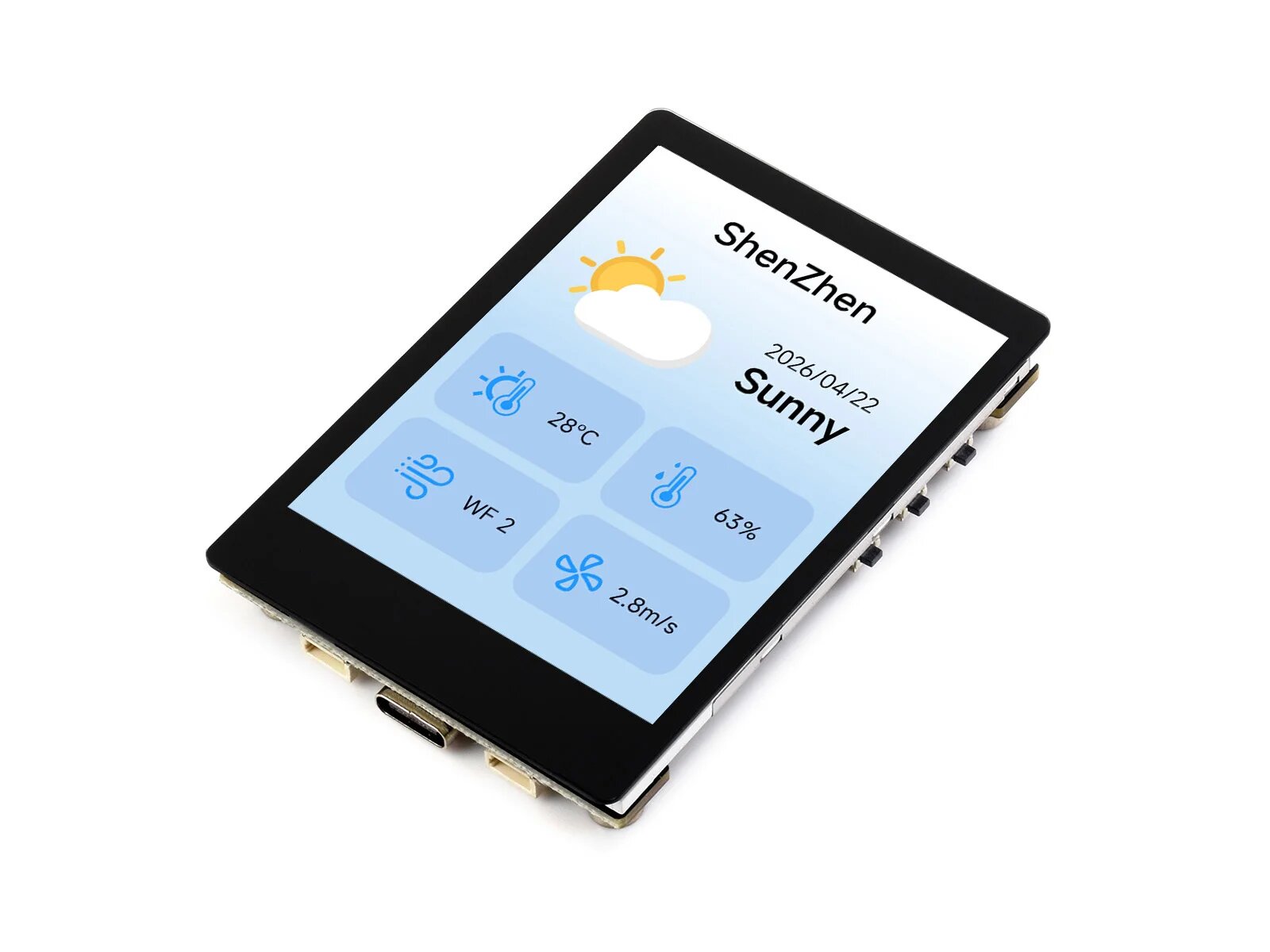 Waveshare ESP32-C5-Touch-LCD-2.8 плата — фото 1