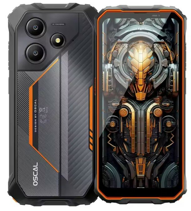 OSCAL Marine 2, 11000 мАч, 24 (8+16) ГБ + 128 ГБ, 6,56-дюймовый HD-экран