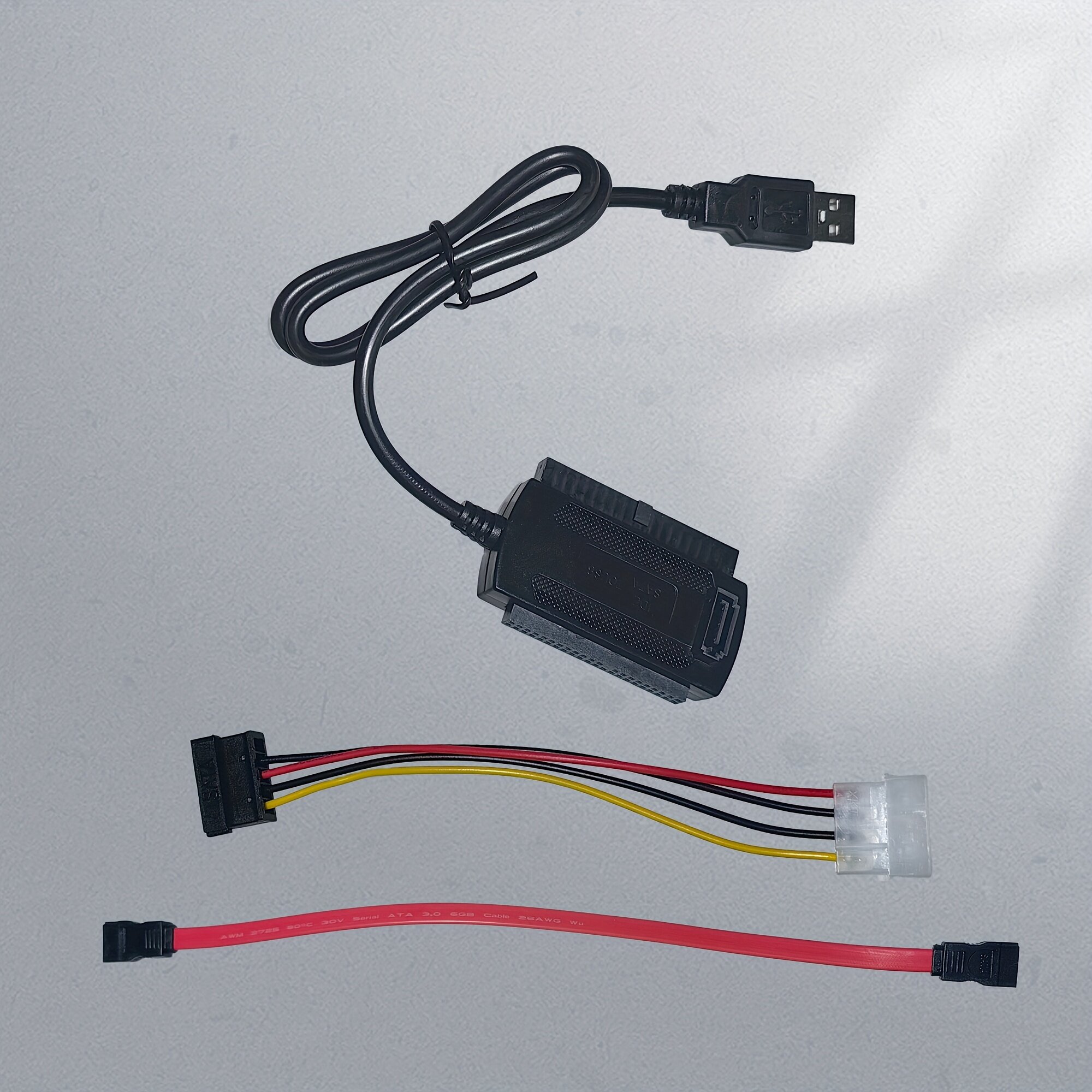 Адаптер USB-IDE/SATA для жесткого диска 2.5/3.5 дюйма, черный