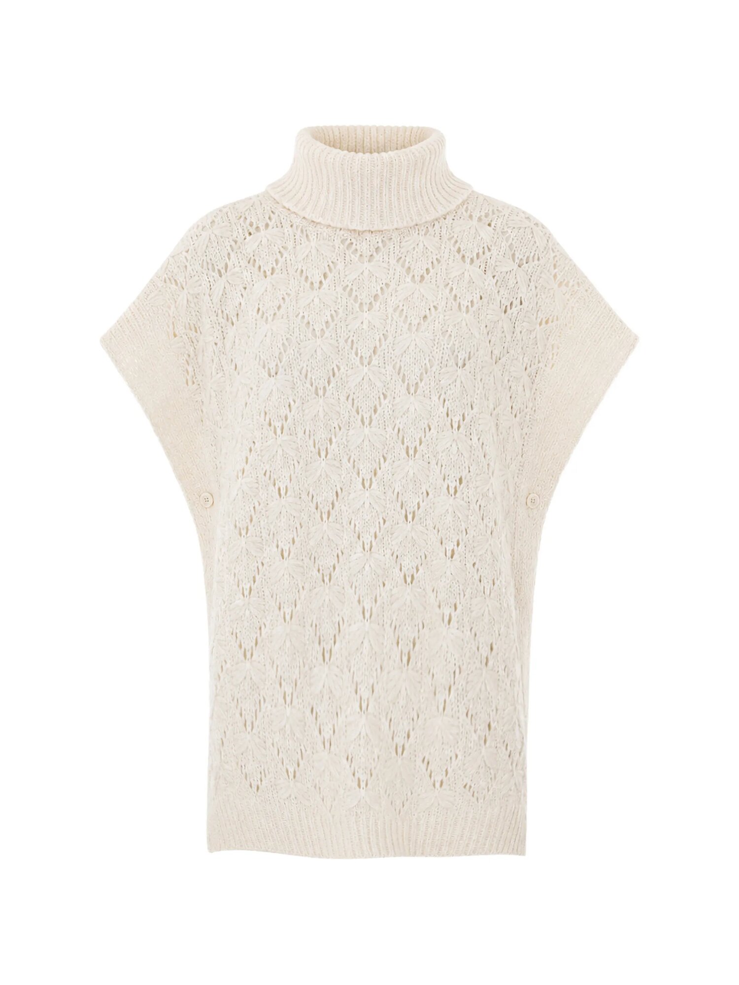 Накидка Knitted sleeveless poncho