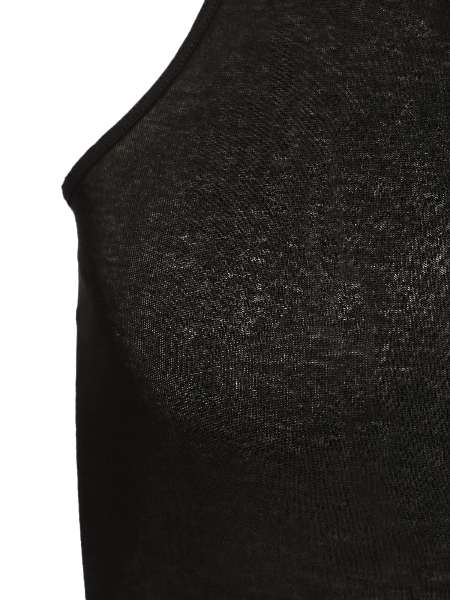 Топ Rick Owens Ribbed-knit tank top, размер 50 — фото 1
