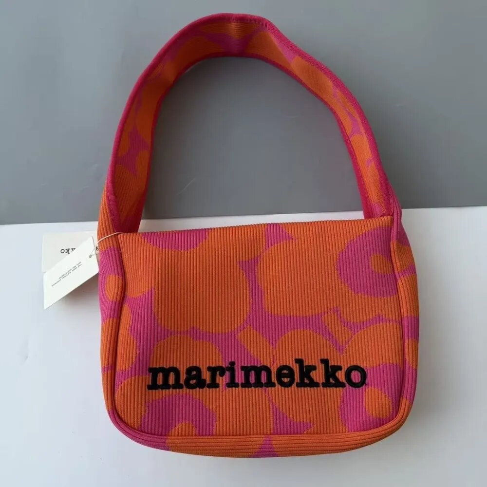 Сумка Marimekko женская, мужская, мандариновый, 20x27x10 см, коллекция Весна-лето 2026