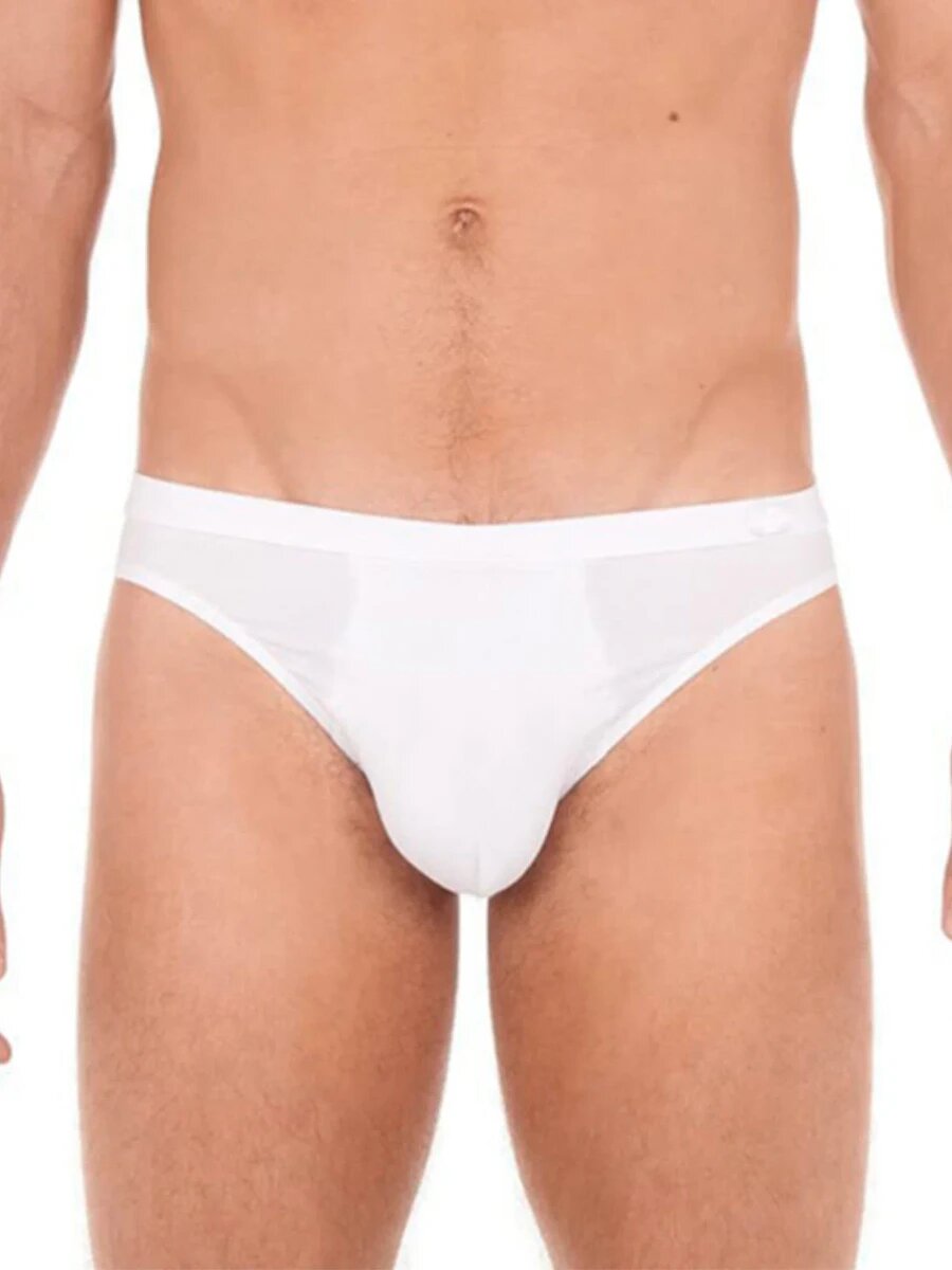 Мужские трусы слипы белые HOM Supreme Cotton 40-2448-0003 XL (50)