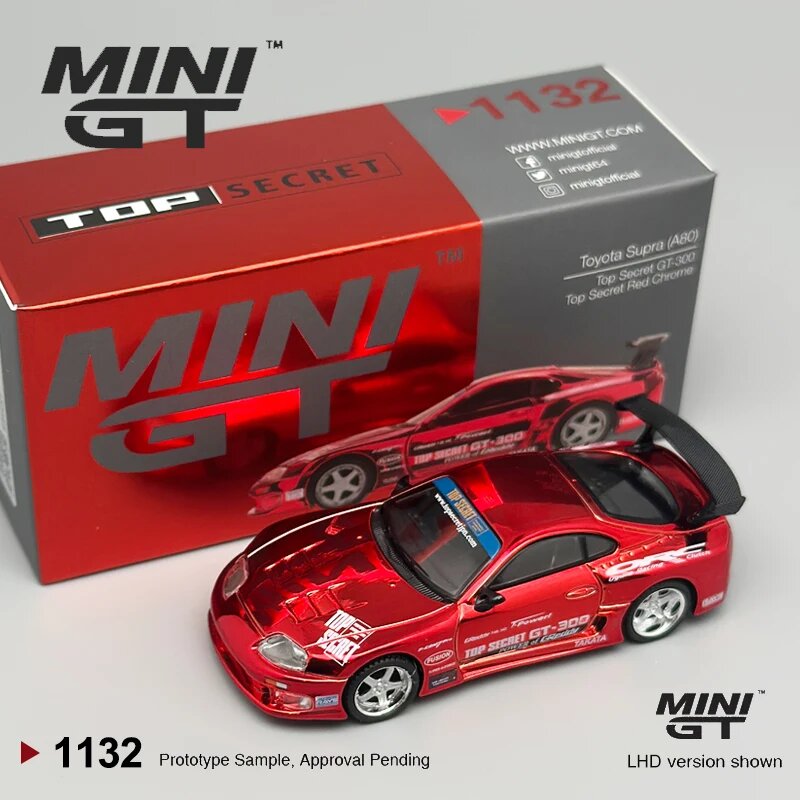 Модель автомобиля Toyota Supra A80 Top Secret GT-300 TSM MODEL 1:64