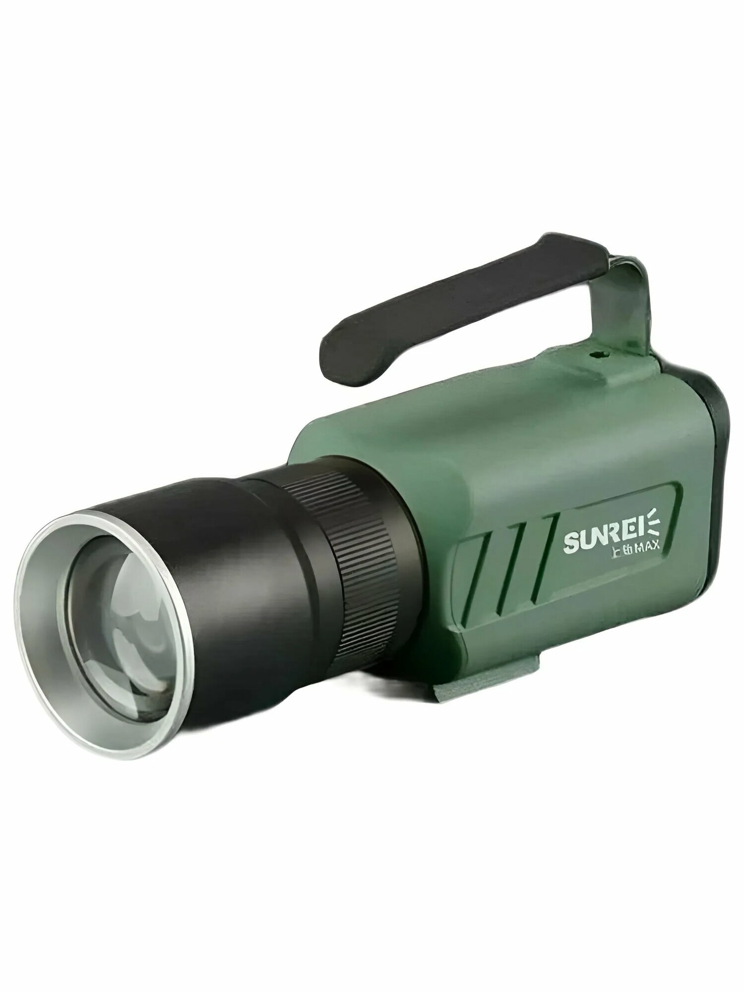 Дальнобойный фонарь-прожектор и повербанк 2 в 1 Sunrei Poseidon Max2 Green (Max 280 Lm)