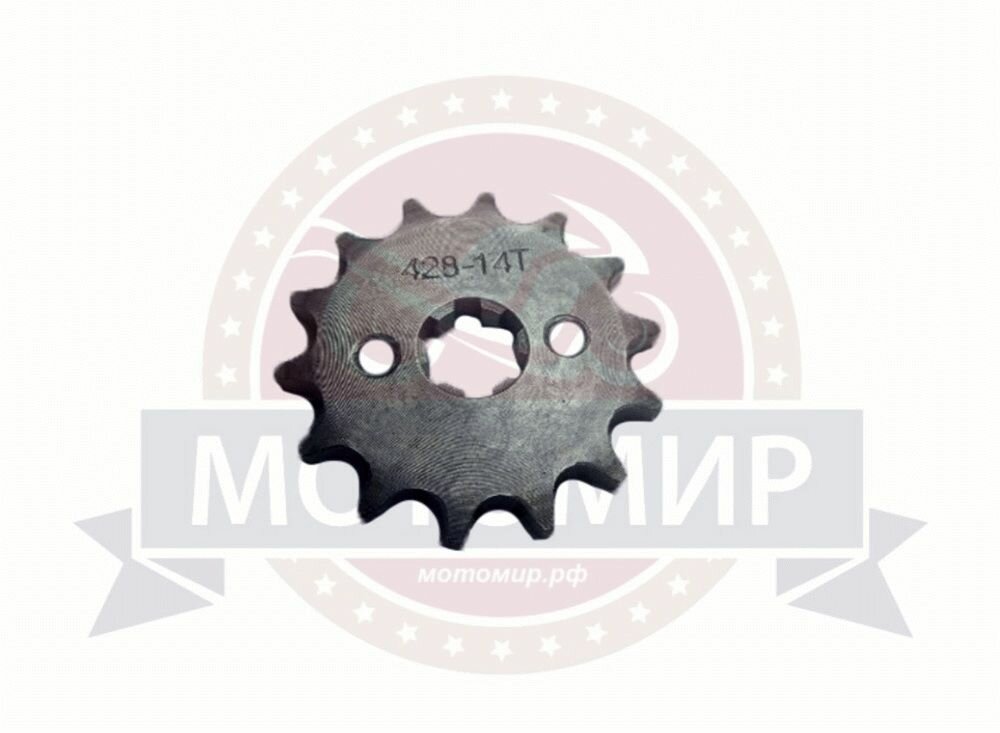 Звезда 14 зуб. (428) (d14-17, 2х30) цепи, ведущая Jordan EVO