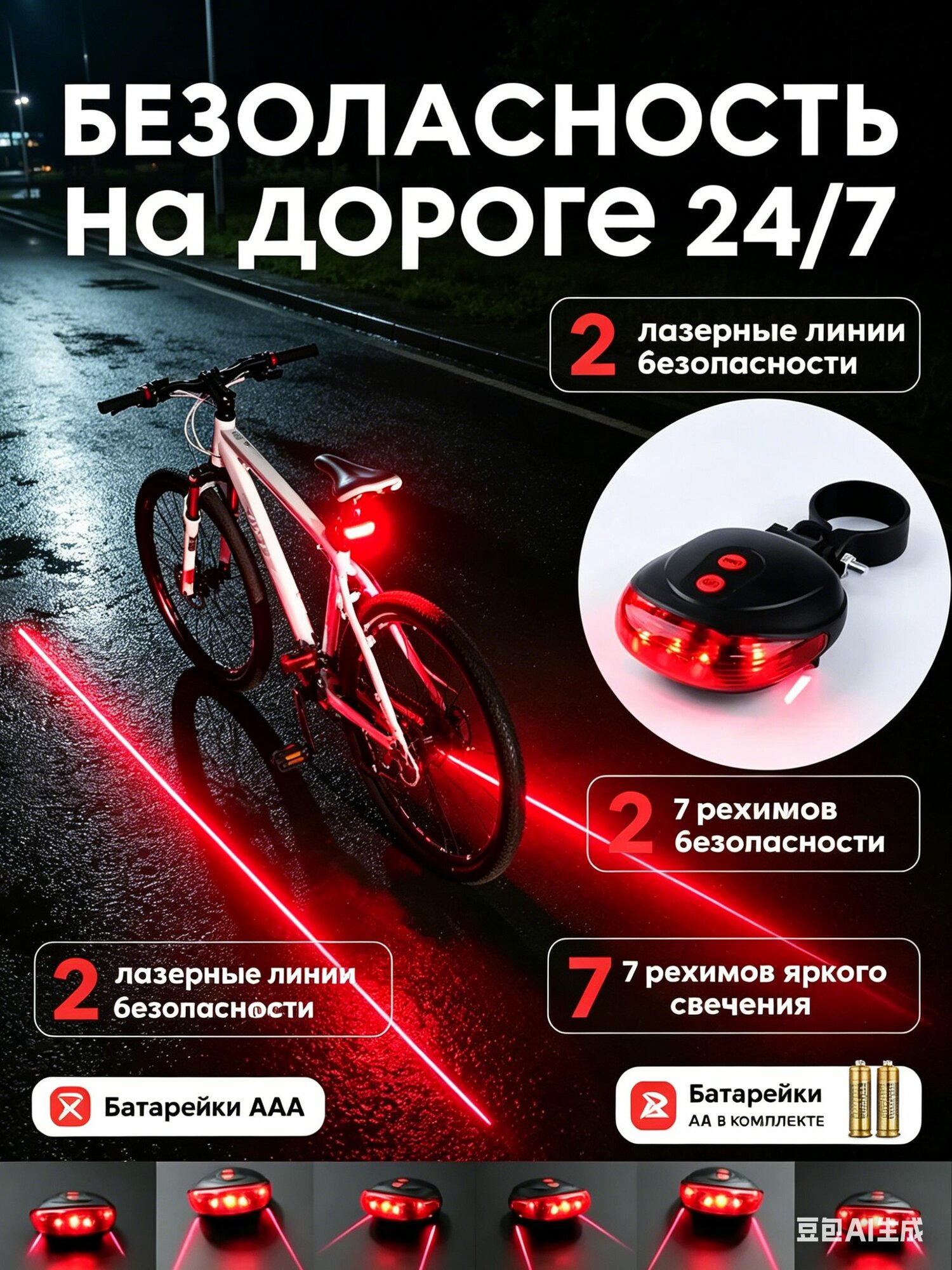 Фонарь для велосипеда