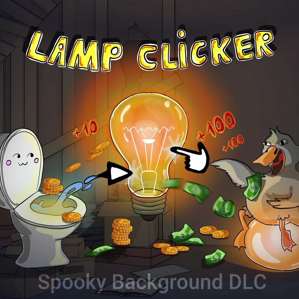 Дополнение Lamp Clicker - spooky background - DLC, цифровое издание PlayStation 4, регион Турция / код пополнения баланса