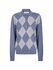 Свитер ROHE Argyle-knit wool sweater, размер 38, , Синий принт