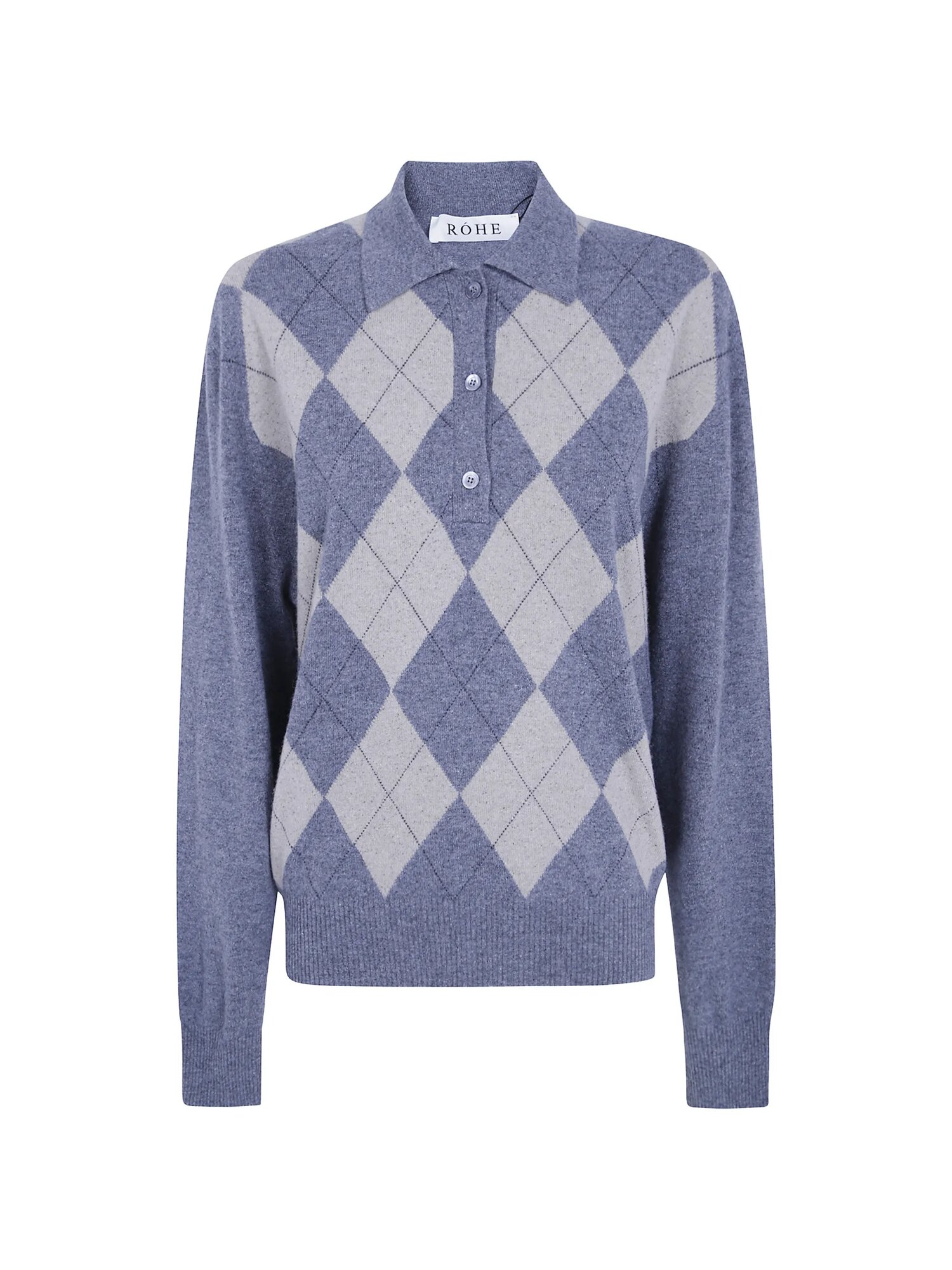 Свитер Argyle-knit wool sweater