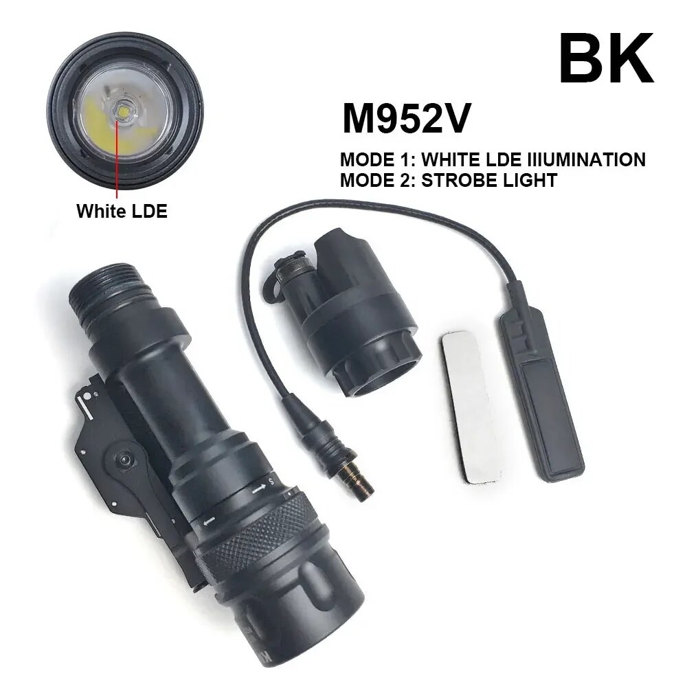 Тактический фонарик M952V BK