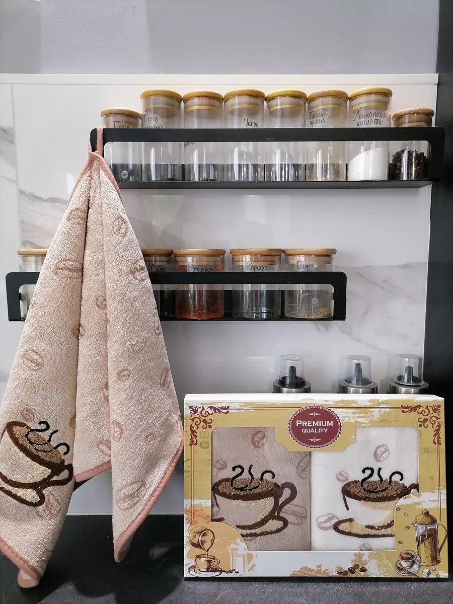 Комплект "Coffee" 2пр: 35х75 в подарочной коробку