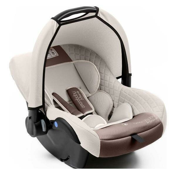 Автокресло Amarobaby comfort, группа 0+, светло-бежевый
