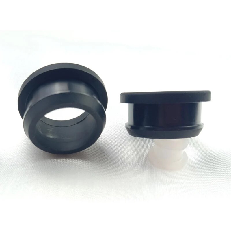 Черные силиконовые заглушки для отверстий Черный, A15mm(E 11mm)10pcs, Black