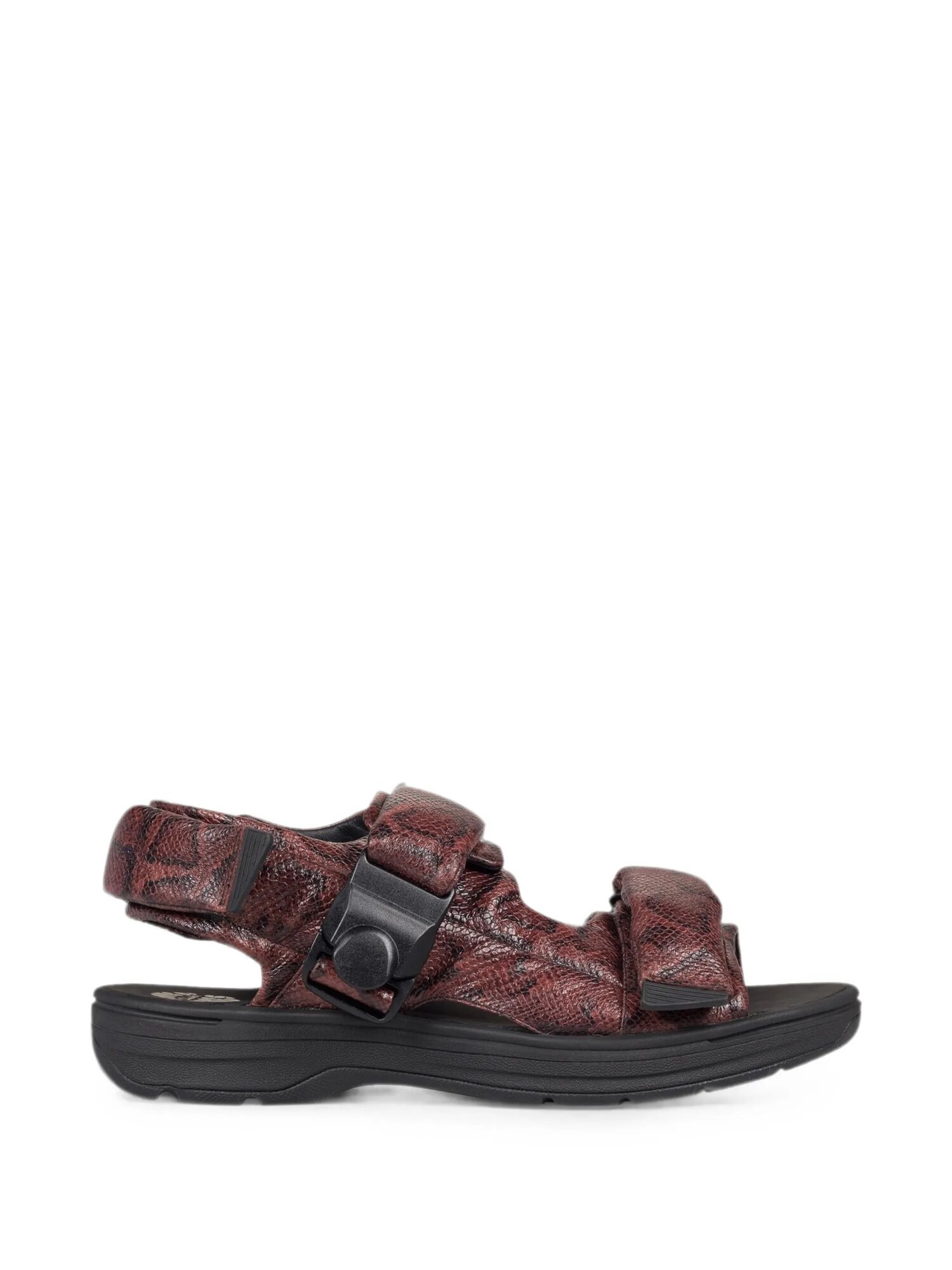 Сандалии Snake-effect padded sandals