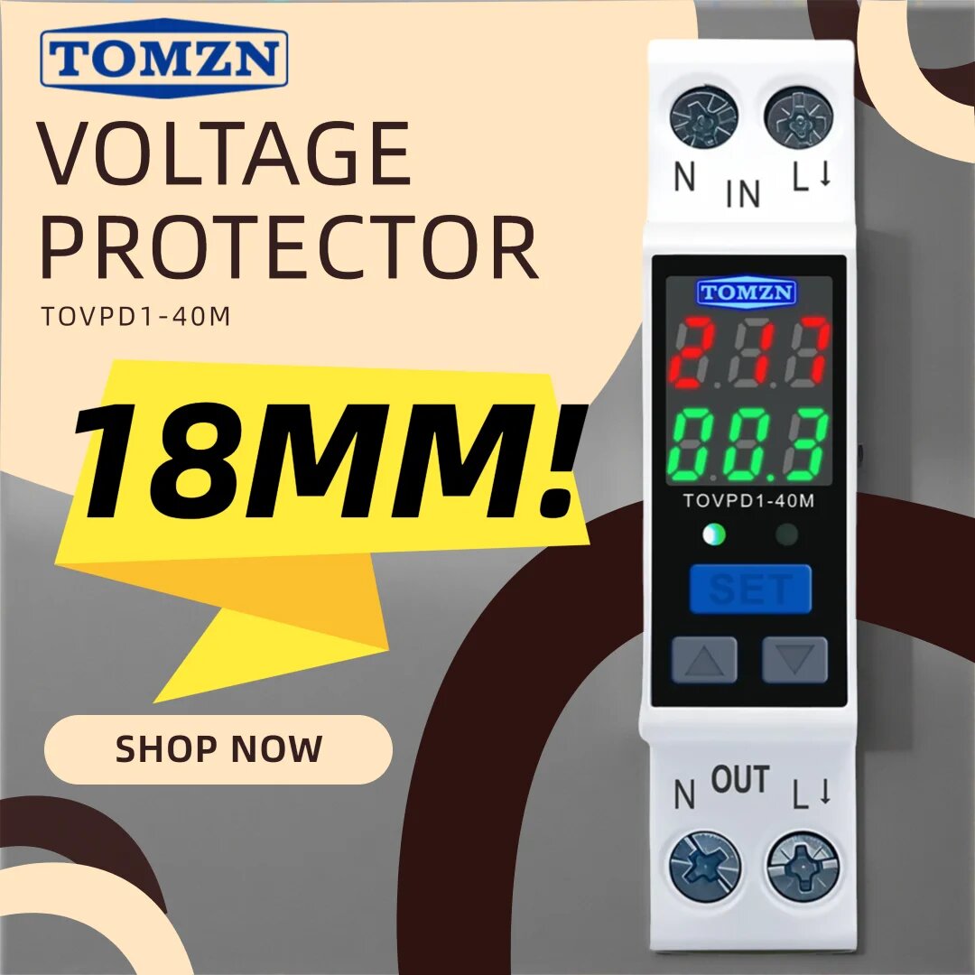 TOMZN ТОВПД1-40М Устройство защиты от перенапряжения 18мм