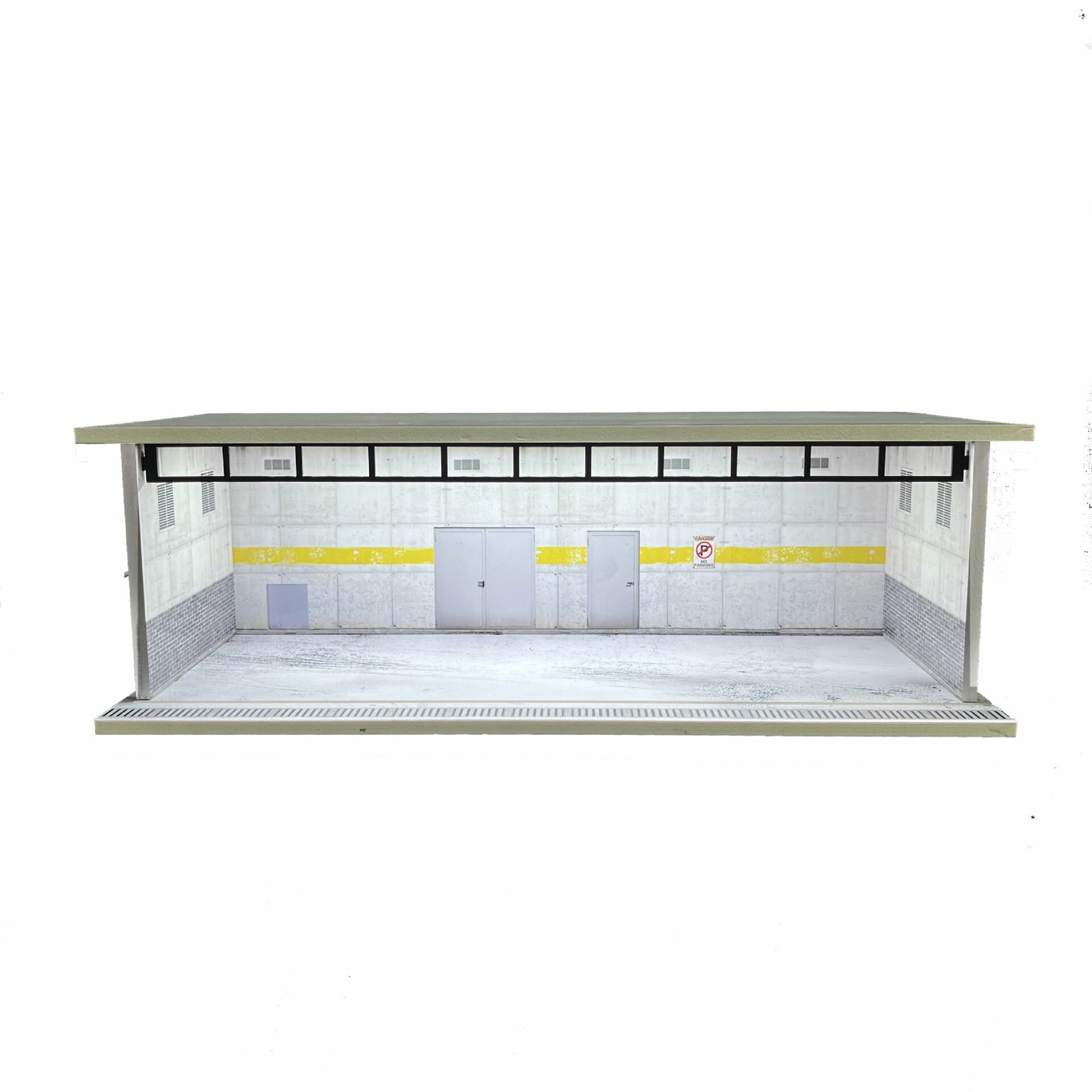 Car Bay Гараж для машинок 1:64. ручная работа (Без модели автомобиля). Игрушечный гараж для моделек. Подарок мальчику