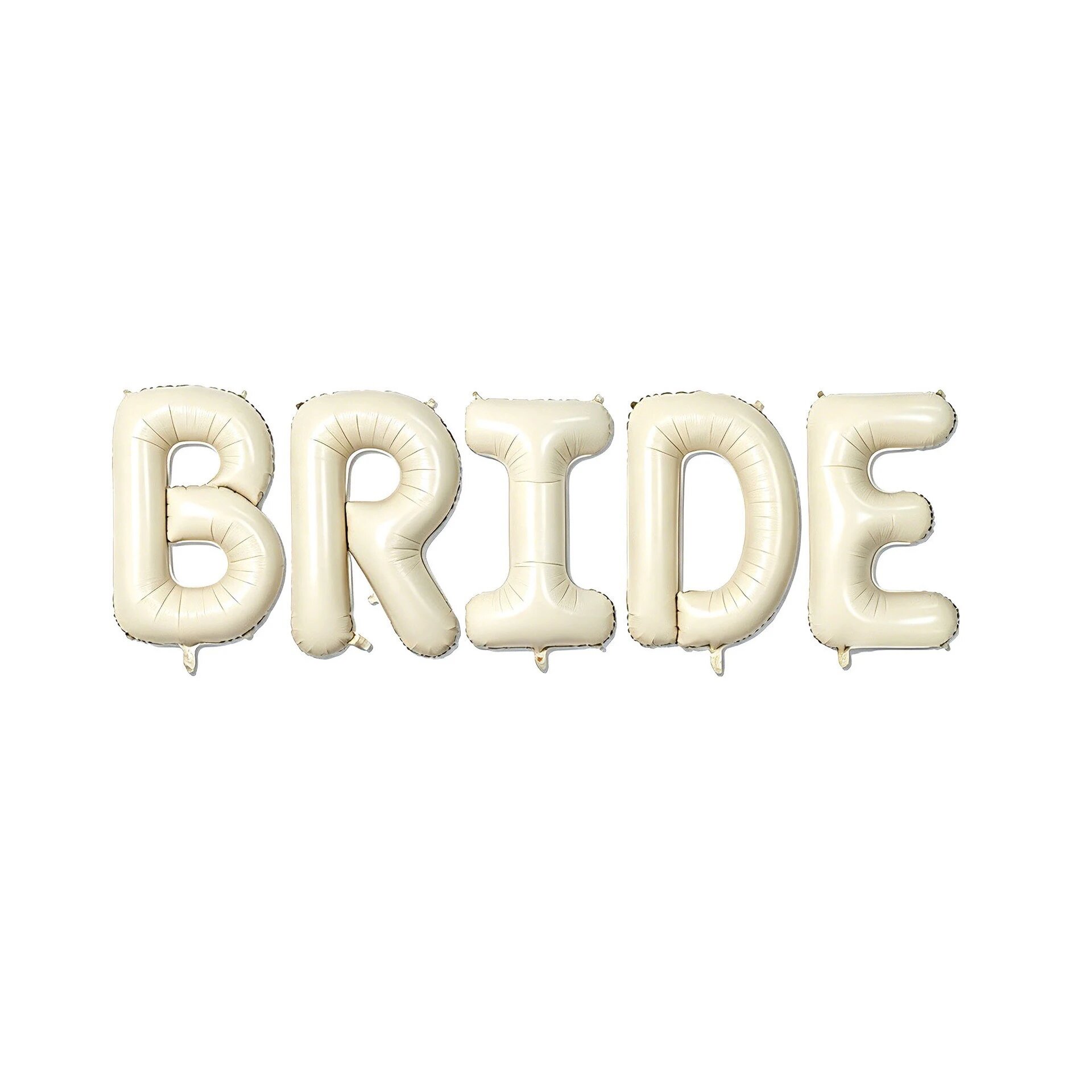 40-дюймовый алюминиевый фольгированный шар BRIDE для свадьбы, девичника, молочно-белый, золотой, серебряный, платиновый, розово-золотой, для свадебного декора