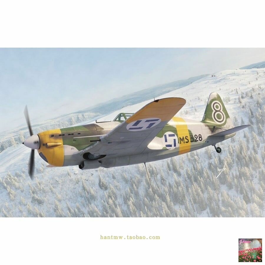 DW48057 Франция Morane-Saulnier M. S.406 Истребитель 1/48 Пластиковая сборная модель самолета