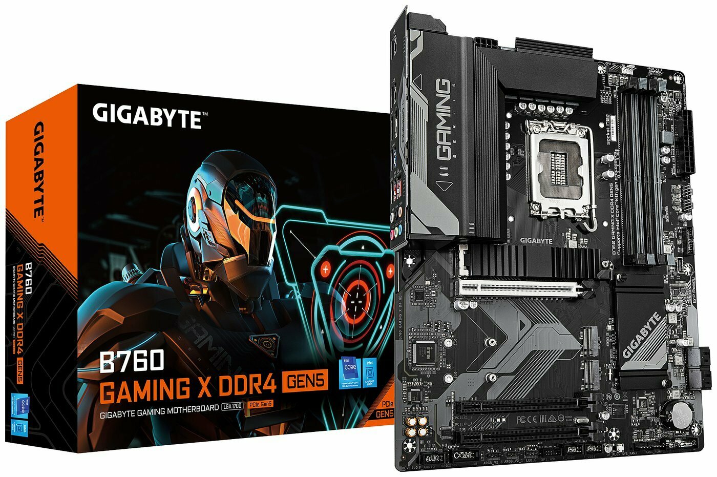 Материнская плата Gigabyte B760 GAMING X DDR4 GEN5 (LGA1700, ATX)