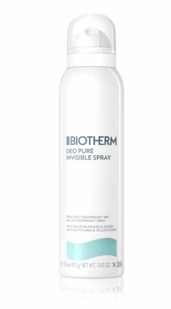 Biotherm Deo Pure Invisible 48H/ биотерм Дезодорант Женский Спрей 48 часов не оставляет пятен, 150 мл. Франция