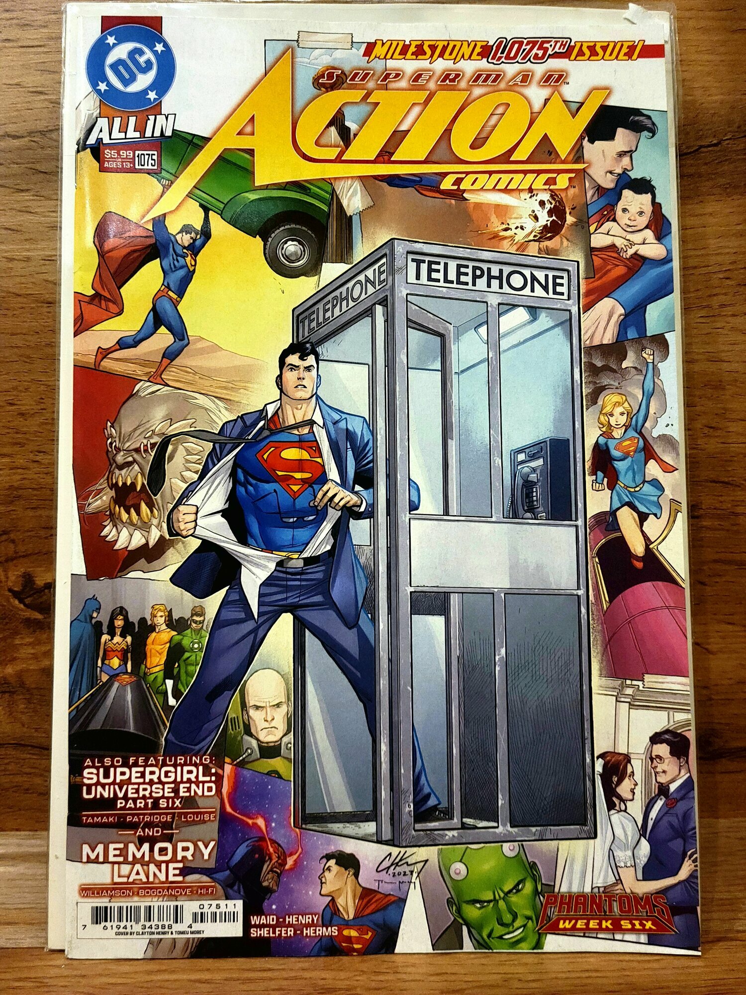 Action Comics #1075. Оригинальный Комикс.
