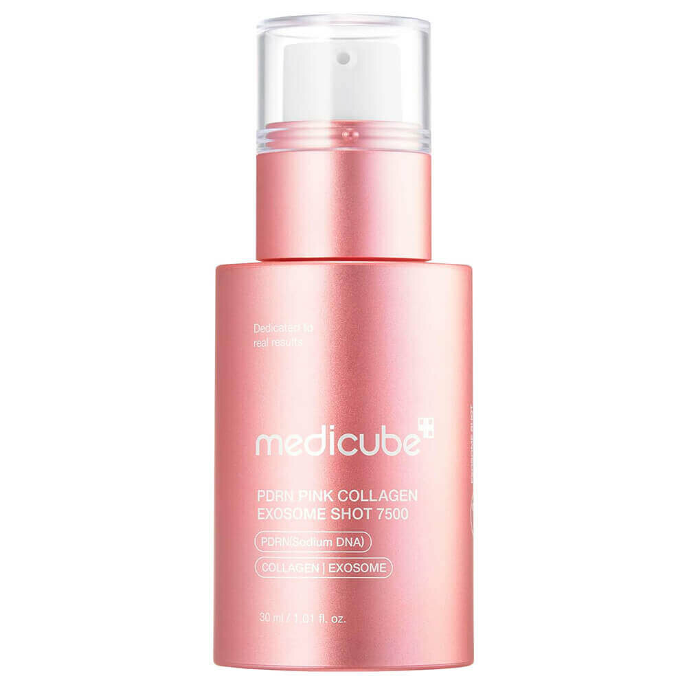 Интенсивная омолаживающая ампула с микроиглами Medicube PDRN Pink Collagen Exosome Shot Serum 7500, 30 мл