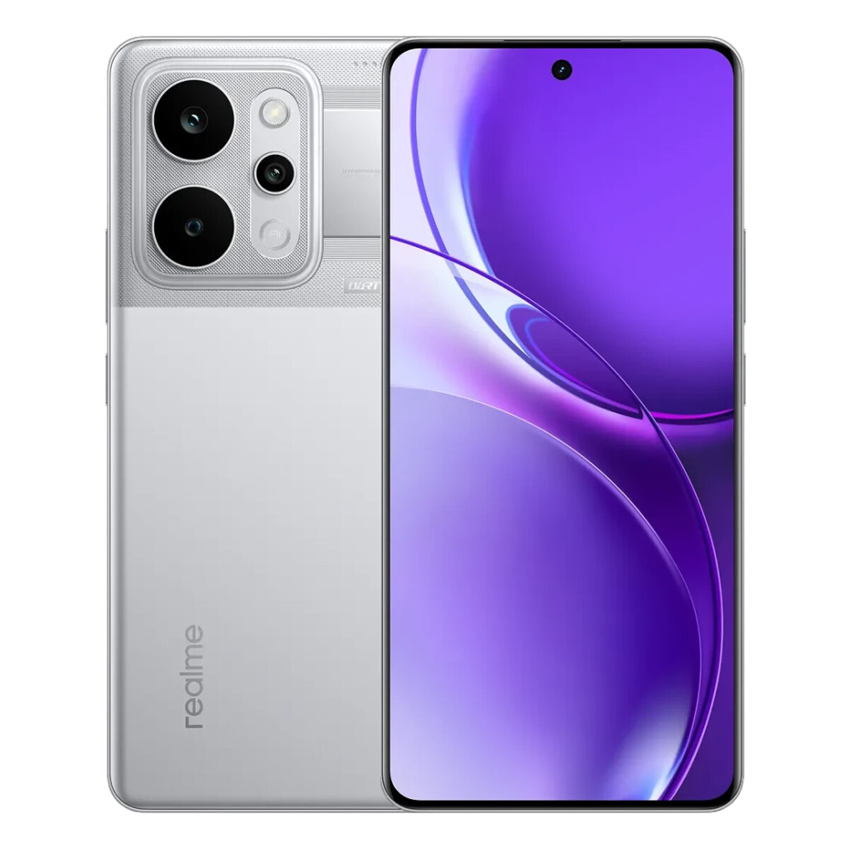 Смартфон Realme P4 Power 5G 12/256 ГБ (RMX5107) Dual nano SIM, Серебристый
