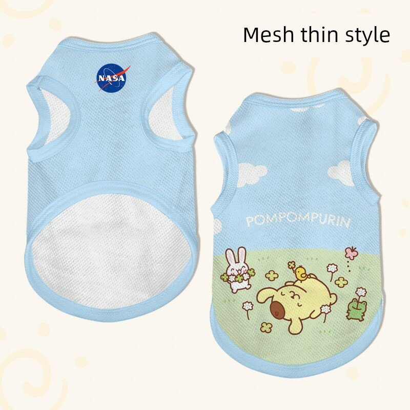 NASA Pudding Dog Мешковатый жилет для домашних животных от шерсти для крупных собак 45-60 фунтов (20-27кг) размер 5XL
