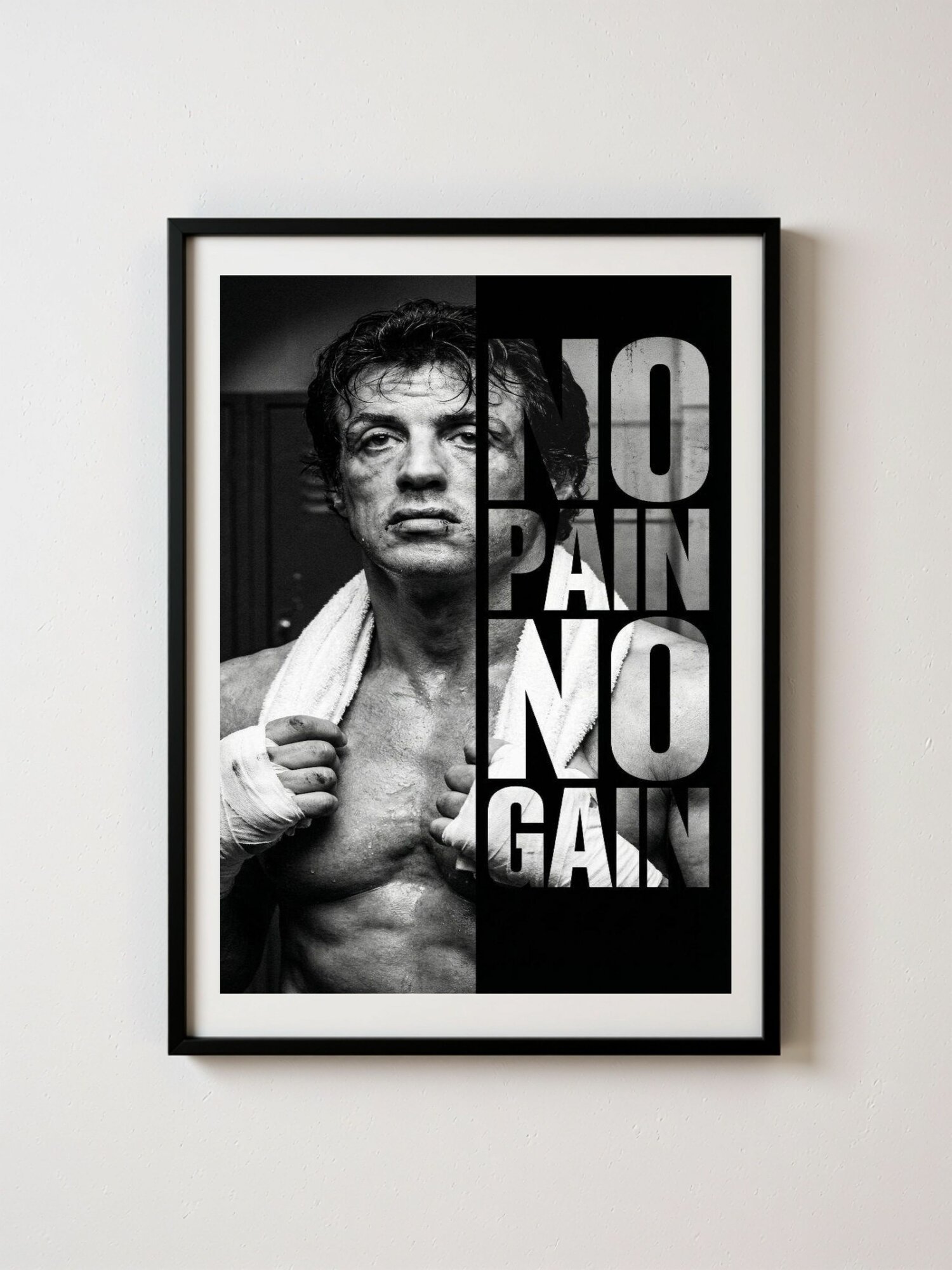 Постер интерьерный - No pain - No gain — фото 1