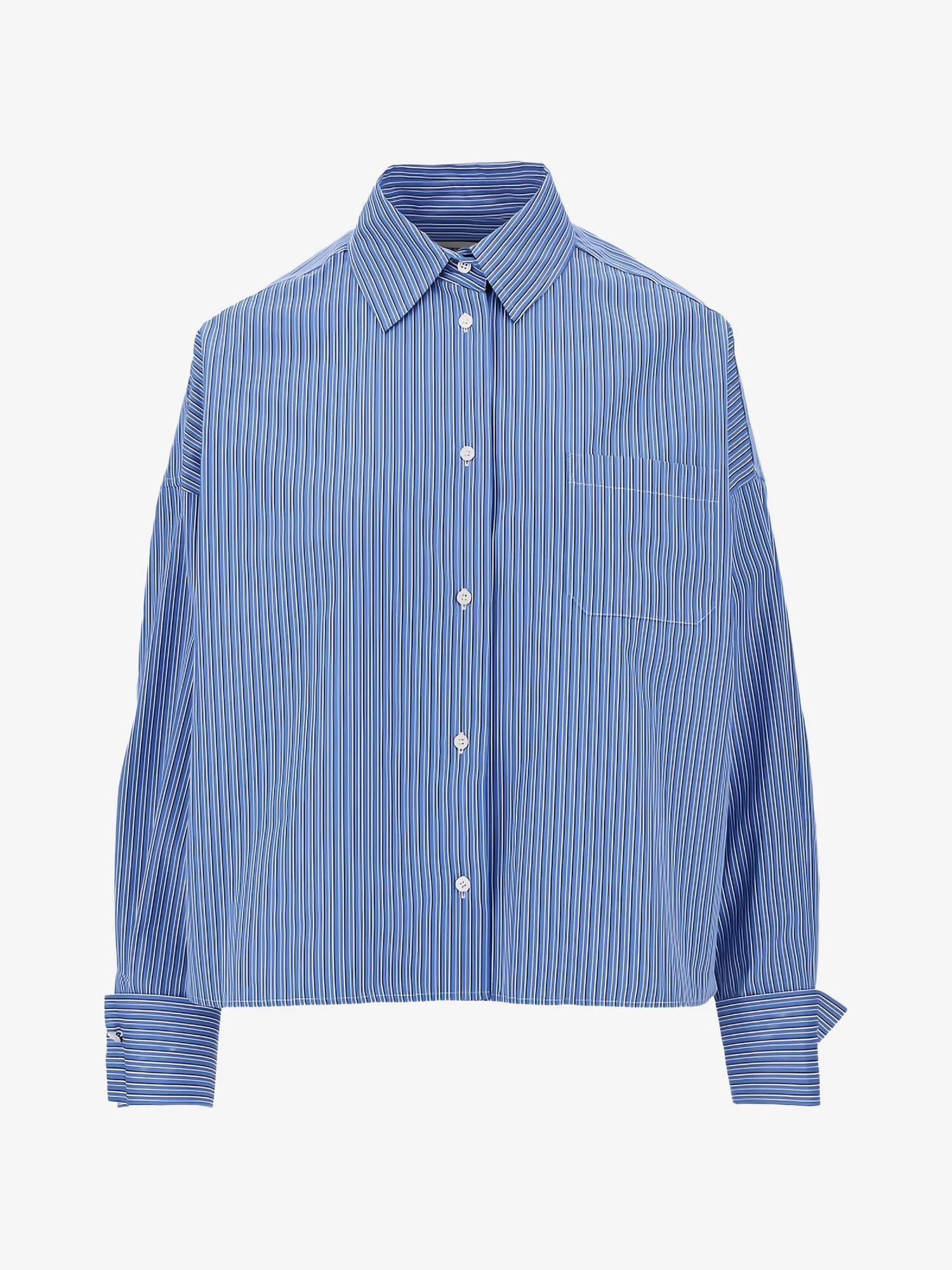 Рубашка Cotton poplin shirt - cornflower blue