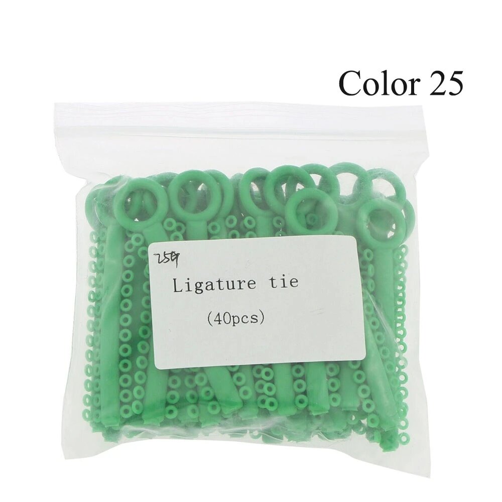 Лигатуры для брекетов Color 25 (40 шт.)