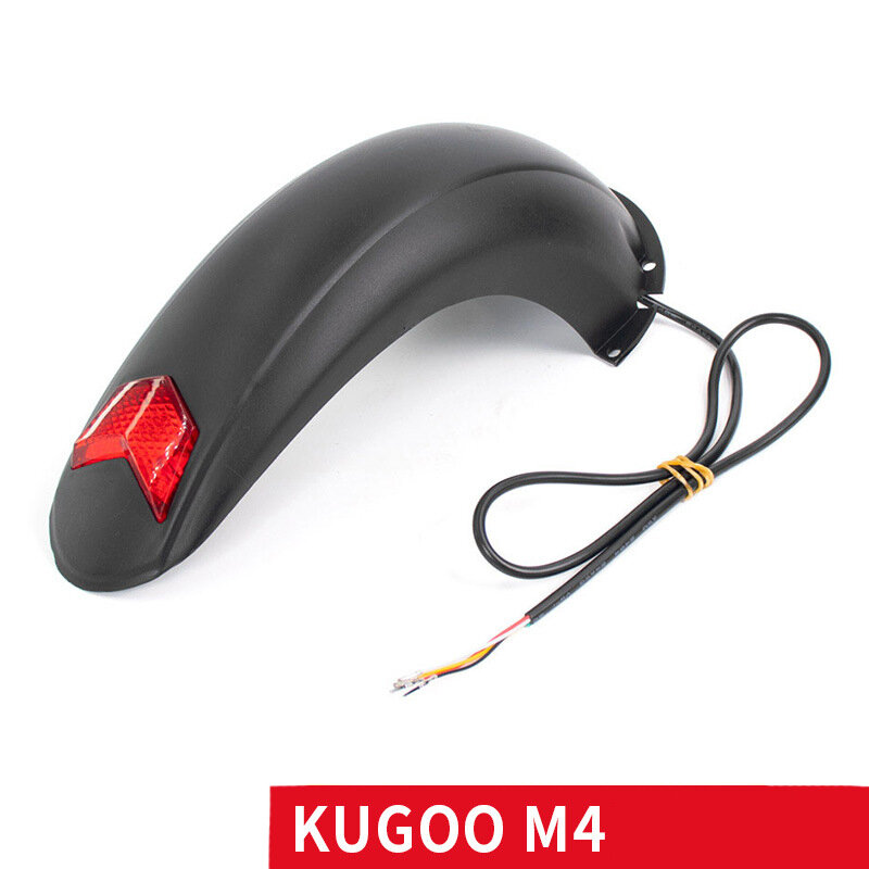 Заднее крыло MyPads с фонарем стоп сигнала для электросамокатов Kugoo M4, M4 PRO, MaxSpeed