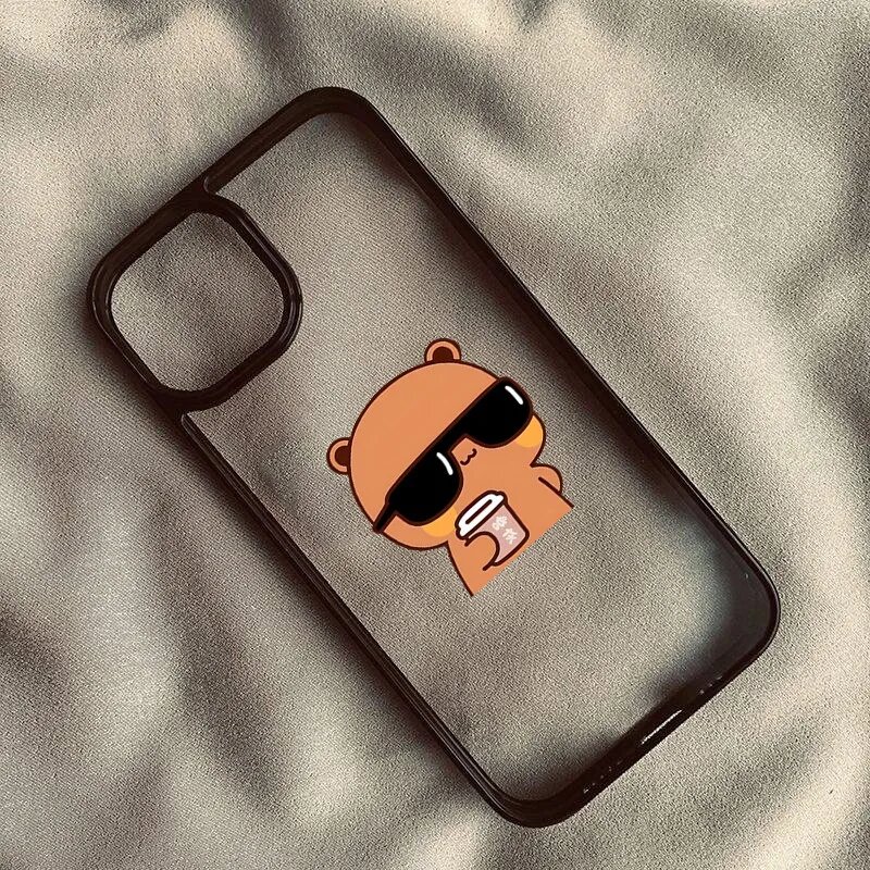 Kawaii Мультфильм Bubududu панда телефонный чехол для IPhone 11 12 13 14 15 Style 1, For iPhone 13