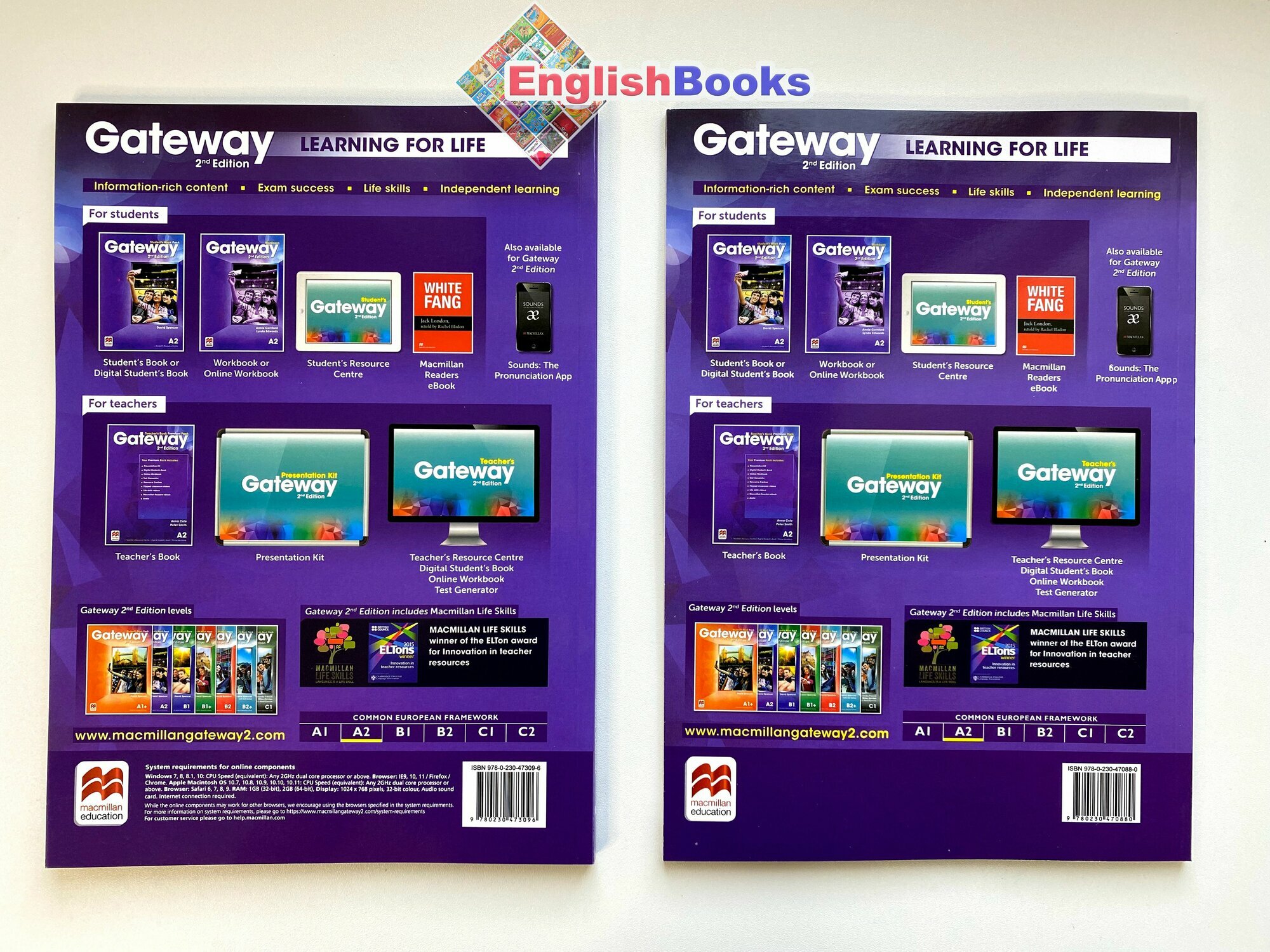 Gateway A2 2ed, комплект учебник (Student's Book) , рабочая тетрадь (Workbook) , CD — фото 1