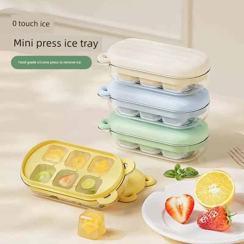 Аналогичная формочка для льда бренда Miniso, пищевая пресс-форма для льда для домашнего холодильника, устройство для