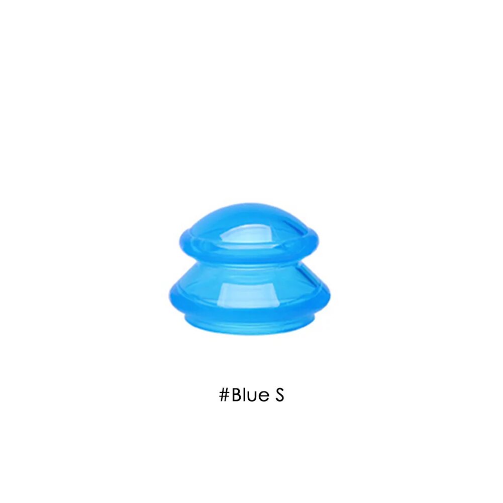 Силиконовые банки для массажа JaneDream Blue S