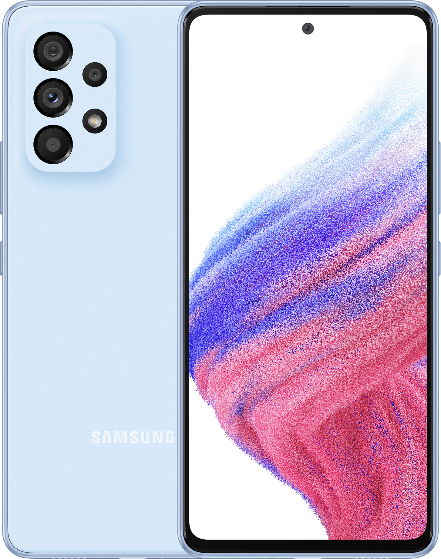Оригинал Смартфон Samsung Galaxy A53 5G 6/128Gb голубой (SM-A536ELBDSKZ)