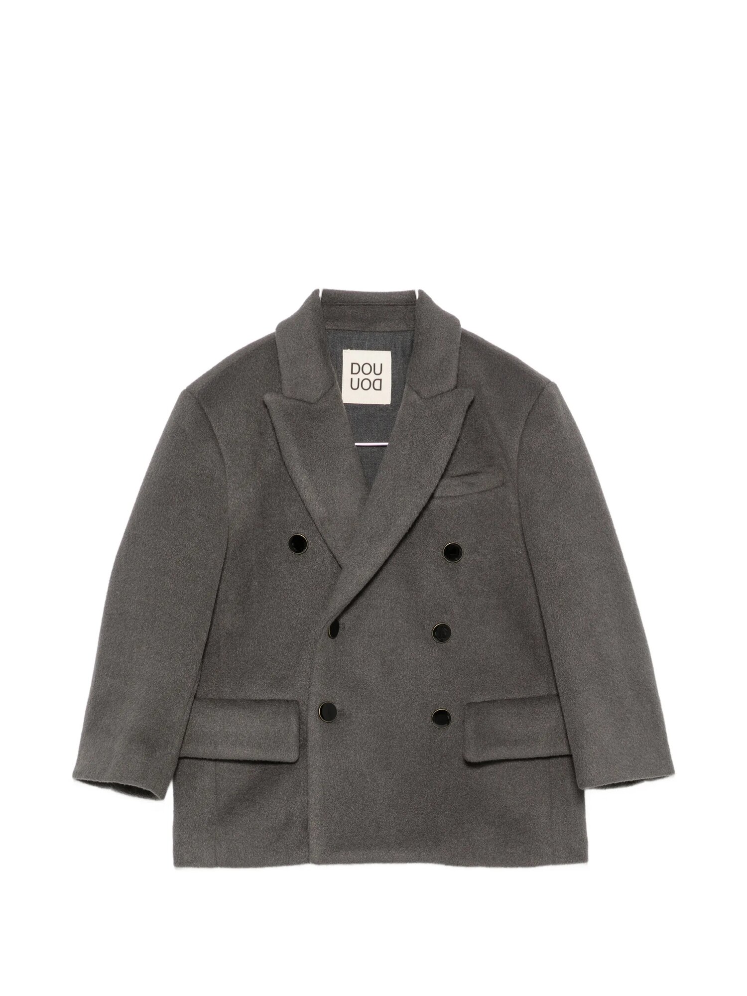 Школьный пиджак Double-breasted peak-lapel blazer