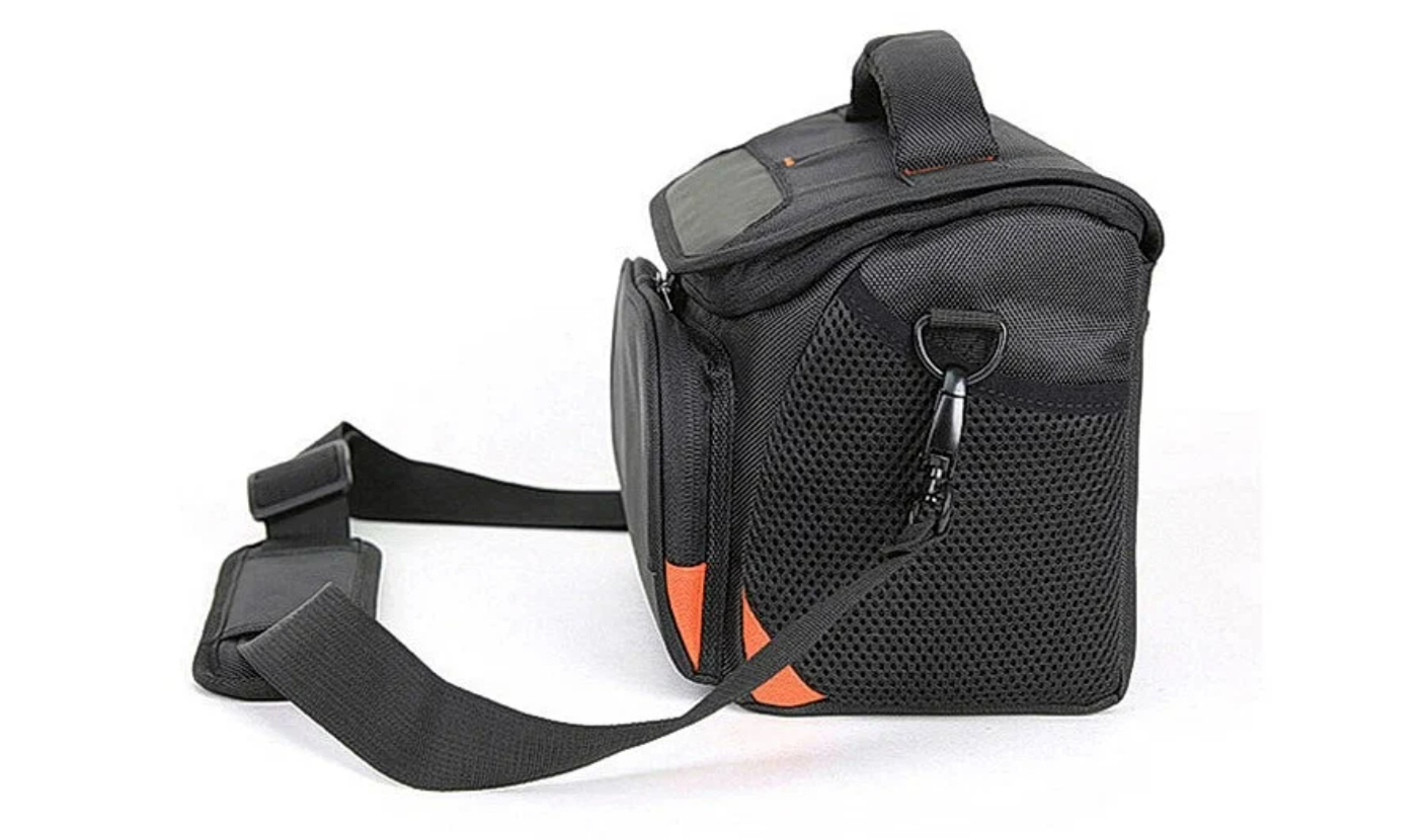 Чехол-сумка для Olympus SP-720UZ, SP-800UZ, SP-810UZ, SP-820UZ, Stylus 1/1s. Чёрный, влагозащитный и износостойкий.