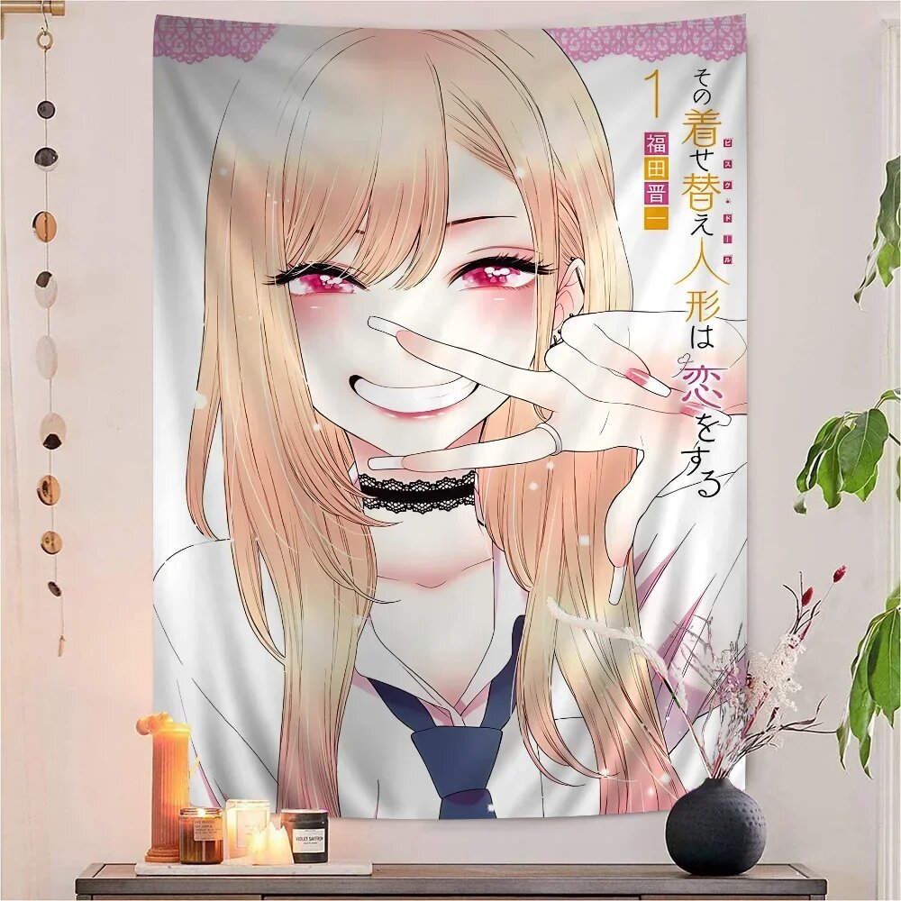 Гобелен My Dress Up Darling Марин Китагава из полиэстера 60X90CM(2X3FT, BU-1