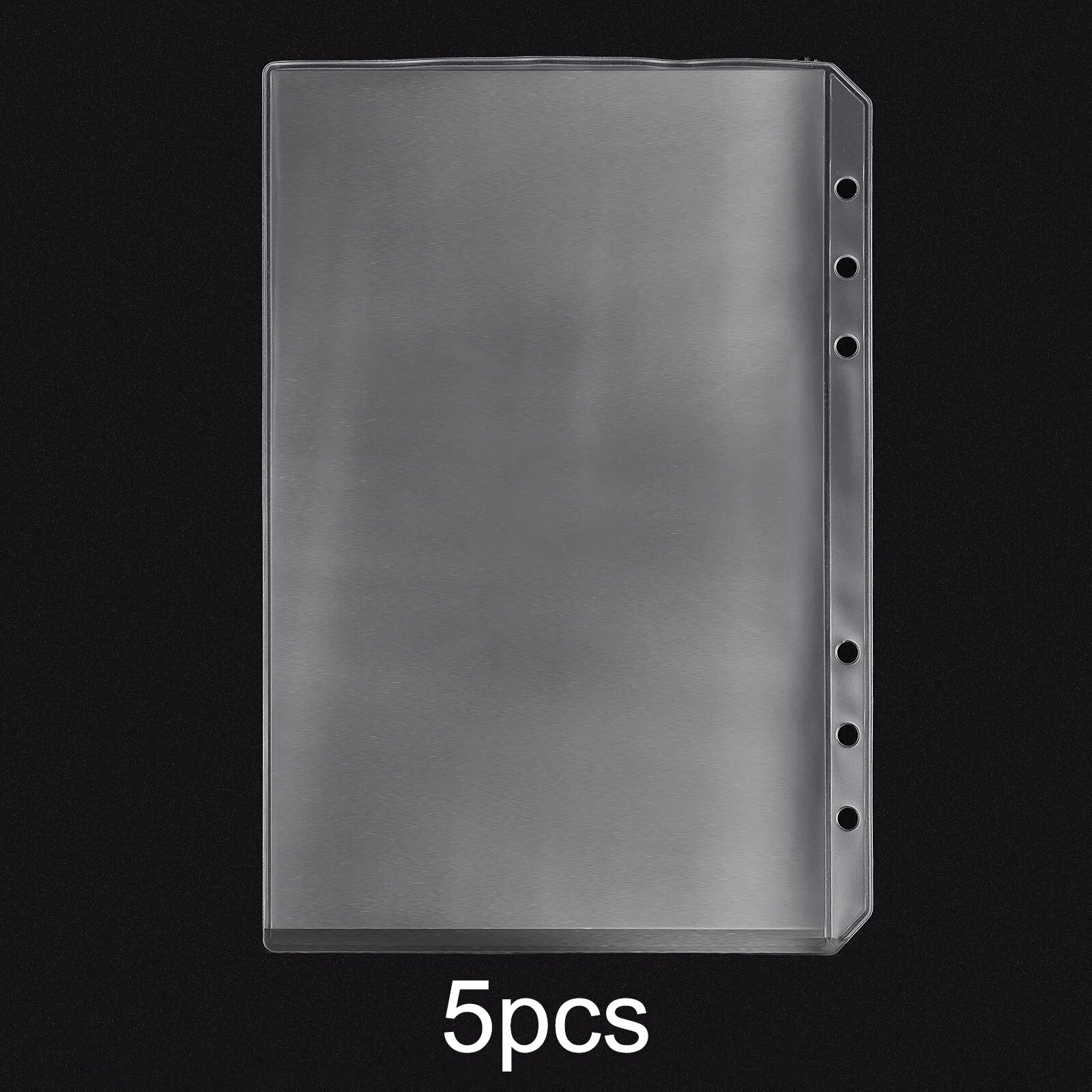 Папка для файлов A5 прозрачная 6-отверстий 03-storage bag-5pcs