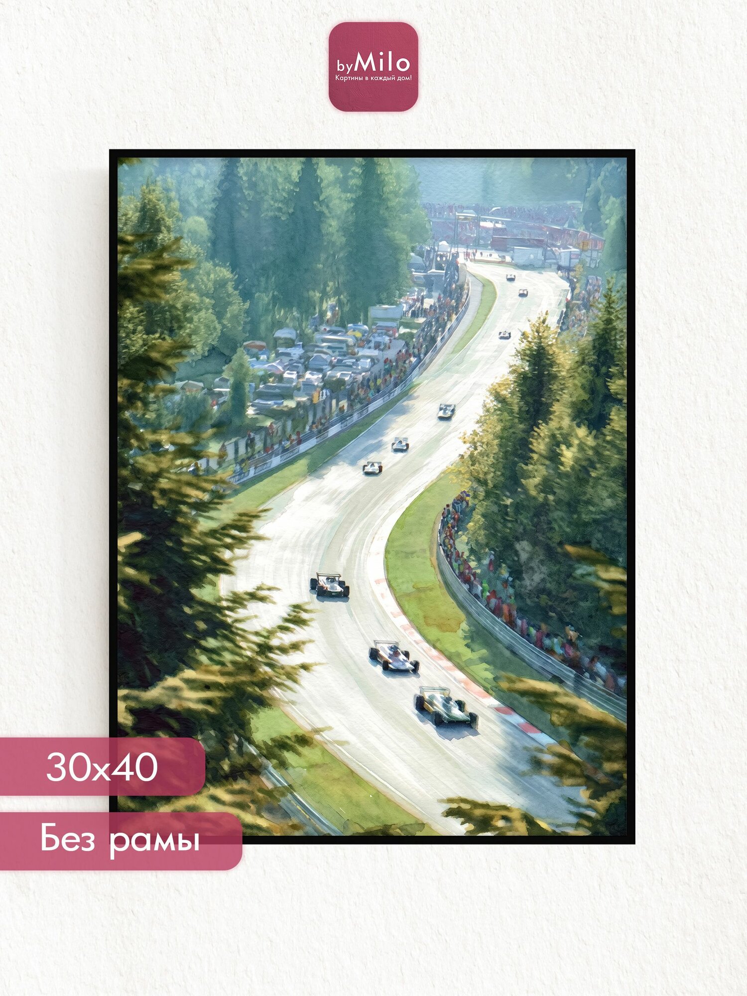 Постер на стену "Ф1-70", 30х40см